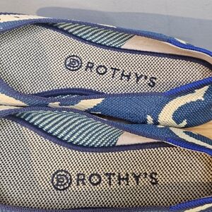 Rothy's | Shoes | Rothys The Flat Moroccan Blue Round Toe Shoes Retired ...
